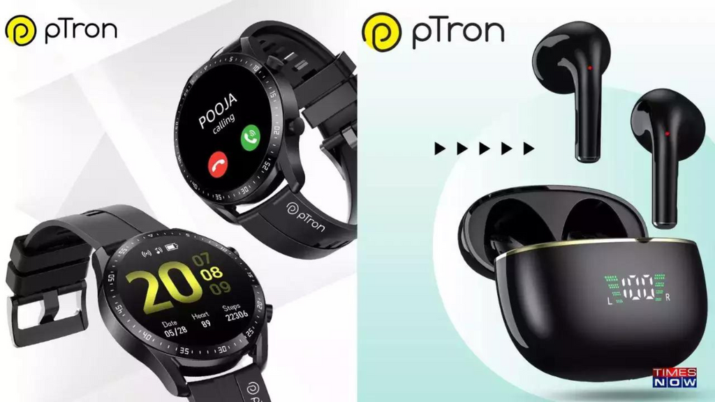 pTron introduces ultra-affordable smartwatch and TWS with prices start ...