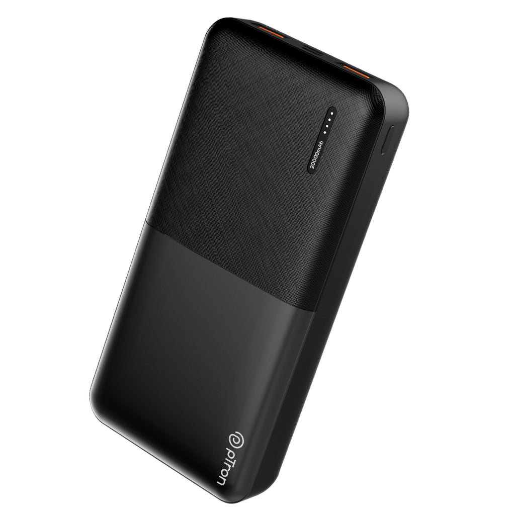 pTron Dynamo Classic 20000mAh 22.5W Power Bank (Black) - pTron India