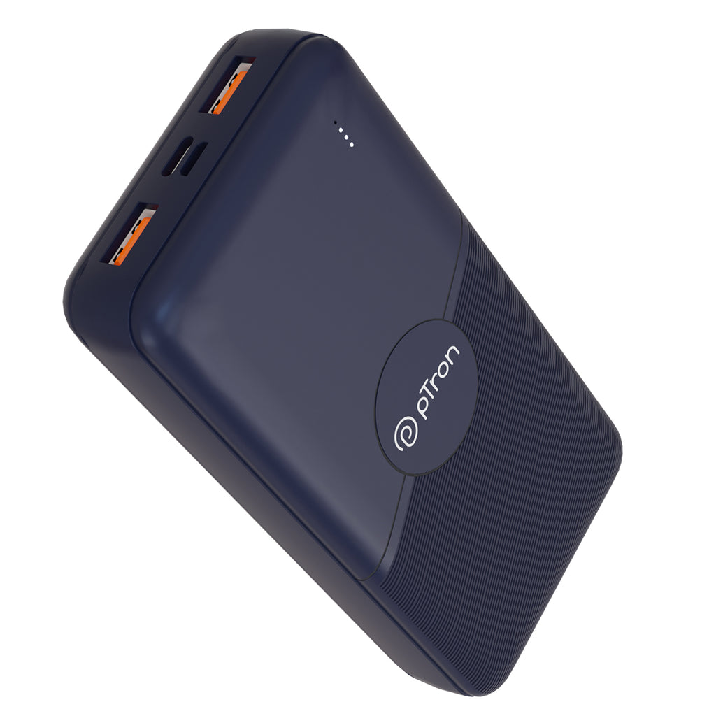 pTron Dynamo Classic 20000mAh 22.5W Power Bank (Blue) - pTron India