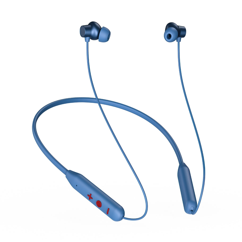 pTron Tangent Eon in-Ear Bluetooth 5.3 Wireless Headphones (Blue ...