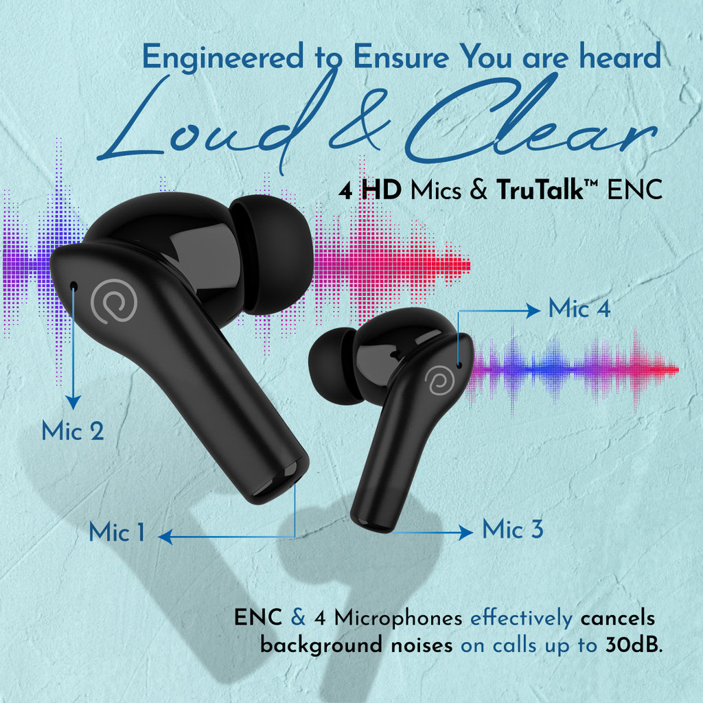 Basspods Encore TWS Earbuds - pTron India