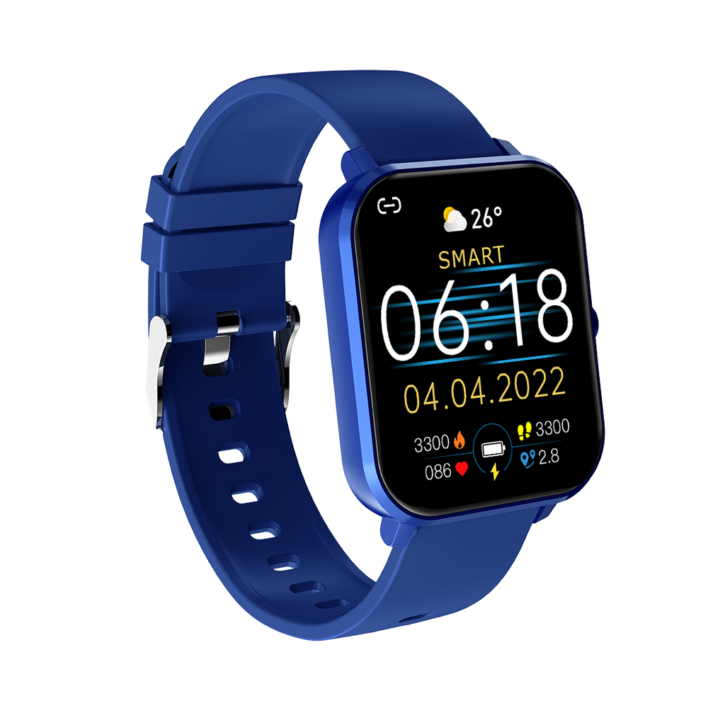 pTron Pulsefit Pro Bluetooth Calling Fitness Smartwatch (Blue) - pTron ...